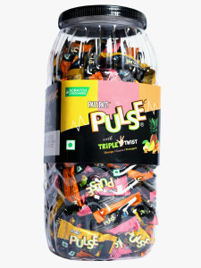 Pass Pass Pulse Candy with triple Twist MIX jar ALL MIX Candy (175 ...