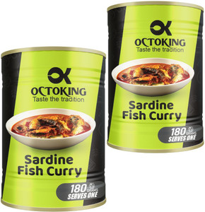 Octoking Canned Sardines Fish Curry Ready to Eat Sea Foods Price in ...