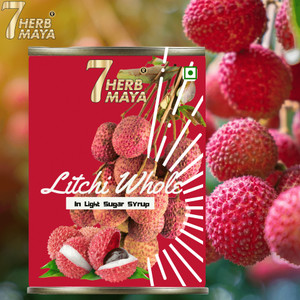 7Herbmaya Juicy Litchi Slice in Sugar Syrup | Litchi Slice Fruits Price ...
