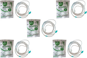 Agarwals Oxygen Nasal Cannula Oxy Set Child with 2 mts long tube(5 PCS ...