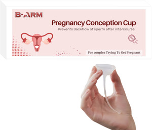 B-Arm Reusable Conception Aid Cup for Women| Soft & Flexible with 9 cm ...