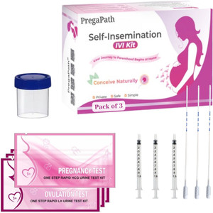 PregaPath Self Inseminate Conceive Kit, At-Home IVI-IUI, Medical-Grade ...