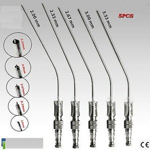 Agarwals Frazier Suction Tip/Cannula (Set of 5 - #1 to #5), Angled Tips ...