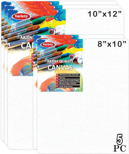 Flipkart.com | VARIETY 8 X 10 & 10 X 12 Inch Size, A4 Canvas Boards for ...