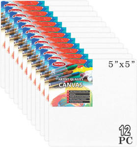 Flipkart.com | VARIETY 5 X 5 CANVAS BOARD Cotton Medium Grain Board ...