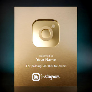 Flipkart.com | Creator Awards Instagram Golden Play Button, Instagram ...