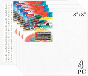Flipkart.com | VARIETY 8 X 8 Canvas Board Cotton Medium Grain Board ...