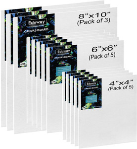 Flipkart.com | Eduway Each 5 (4"x4",6"x6") 3 (8"x10") Pack of 13, 4mm ...