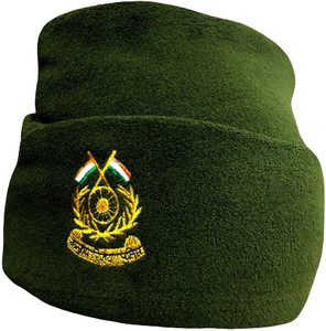 Woolen Military Army Winter Cap for Winter Season. Indian crpf Warm Cap ...