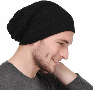 EVENDEN Solid Beanie Cap - Buy EVENDEN Solid Beanie Cap Online at Best ...