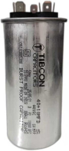 Spinxx 40+10 MFD Tibcon Capacitor 440V Air conditioner Multiple Motor ...