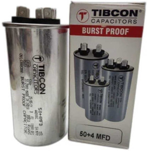 M&M HARIS Tibcon Capacitor 50+4 MFD 440V for ( 1.5 Ton ) Air ...