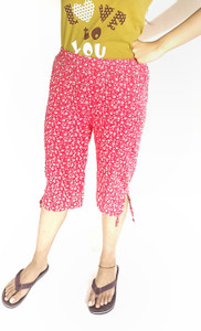 Garima Fashion sood Women Red Capri - Buy Garima Fashion sood Women Red ...