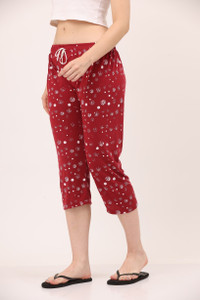 Ddaspration Women Maroon Capri - Buy Ddaspration Women Maroon Capri ...