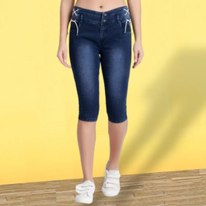 German Club Women Denim Capri - Buy German Club Women Denim Capri ...