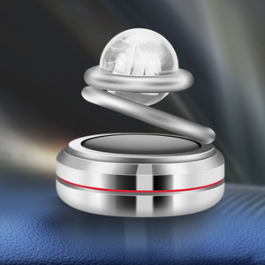 YOURKARTS.COM car Luxury Solar ring with crystal Power Car Air ...