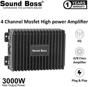 Sound Boss Androidify 3rd Gen Plug & Play 4 Channel 3000W MAX Dsp High ...