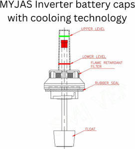 myjas inverter battery water level indicator floating cap set of 6pcs ...