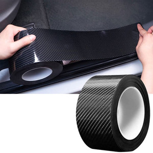 ZESTAN Carbon Fiber Style Waterproof Car Seal Strip Door Edge Cover ...