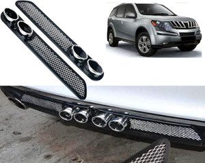 Selifaur Car Rear Dual Tip Bumper Lip Diffuser For_ XUV 500 Car Beading ...