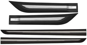 CARSHADE Half Chrome Side Beading Side Cladding Protector For Maruti ...