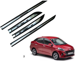 CARSHADE Half Chrome Side Beading Side Cladding protector For Hyundai ...