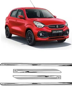CARSHADE Full Chrome Set of 4pcs Side Beading Side Cladding Compatible ...