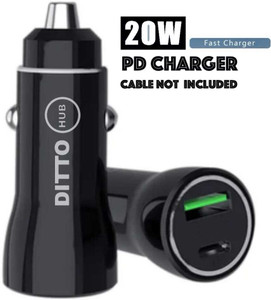 Ditto Hub 20 W Turbo Car Charger Price in India - Buy Ditto Hub 20 W ...