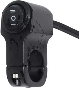 Huims Universal Bike Handlebar Switch ON-Off-ON 12V DC Button Operate ...