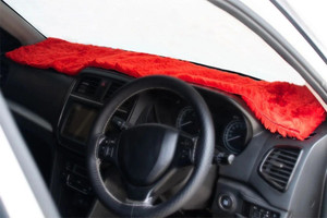 wheelyfine Car Dashboard Protection Cloth Red Colour Dashboard ...