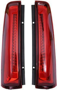 ZULUSTYL SCORPIO REAR TAIL CABIN PILLAR LIGHT RED SET OF 2 FOR SCORPIO ...