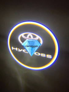 Ride2joy 2Pcs Toyota Hycross logo Car Door Logo Shadow Light Car Fancy ...