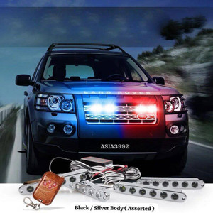 Auto Staunch Red Blue Flashing Metal Body Car Safety Kits Car Fancy ...