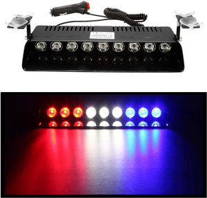 VKSUN High Power Car Emergency 9 Led Flasher Police Strobe Light, 6 ...