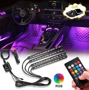 SRPHERE Atmosphere Lights Car LED Strip Light 4pcs Car Fancy Lights ...