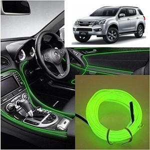 After cars EL Wire Car Interior Light with Adapter (5 Meter) (Green ...