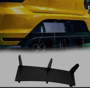 AUTO MT Polo 3 Fin Rear Lip, Diffuser Spoiler for Volkswagen Vw Car ...