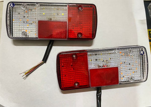 Auto MT 2PCS APE LED Tail Lamp Assembly Mahindra Tata Brake Light Truck ...