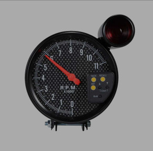 AUTO MT Carbon Tiger RPM-Meter Speedometer Universal Tacho Gauge for ...