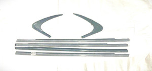 CARMART Lower Window Garnish for Baleno 2022 latest set of 6 Chrome ...