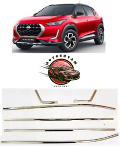 AUTOSHYAM Lower Window Garnish (Chrome) Set of 8 For Nissan Magnite All ...