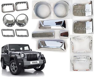 STARX Exterior Chrome Accessories Combo Kit Compatible with Thar (Set ...