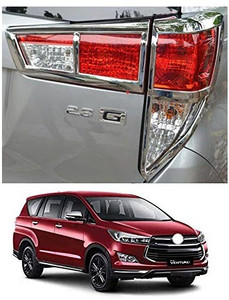 AutoDale Chrome Tail Light Cover For Toyota Innova Crysta Chrome Toyota ...