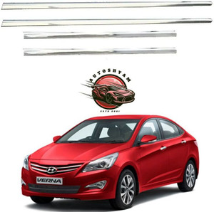 AUTOSHYAM Lower Window Garnish (Chrome) Set of 4 For Hyundai Verna ...