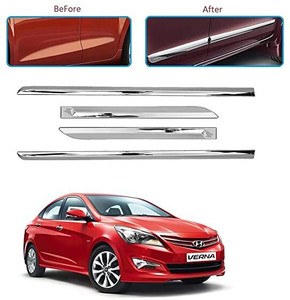 CARSHADE Full chrome side beading Moulding Compatible for model Chrome ...