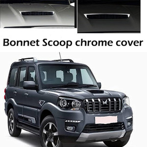 Bubu Car silver Plated chrome Bonnet scoop for Mahindra scorpio Classic ...