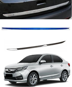 Trigcars Honda Amaze Facelift Car Dicky Boot Chrome Plated Chrome Honda ...