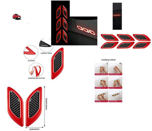 Max In Carbon Fiber Graphic Car Reflective Sticker, Warning Sign for S ...