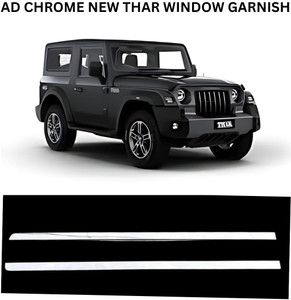 Ad chrome THAR WINDOW GARNISH Chrome Mahindra Thar Side Garnish Price ...