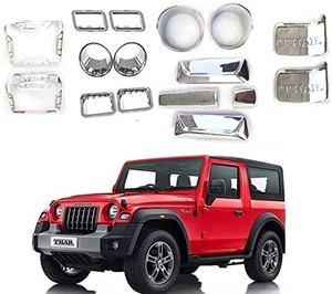 NITINMOTOR MAHINDRA THAR FULL CHROME SET FRONT SIDE REAR Chrome ...